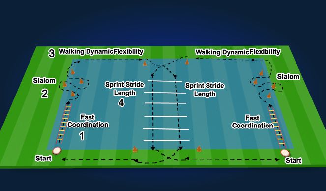 Football/Soccer: Speed endurance (Physical: Speed, Moderate)