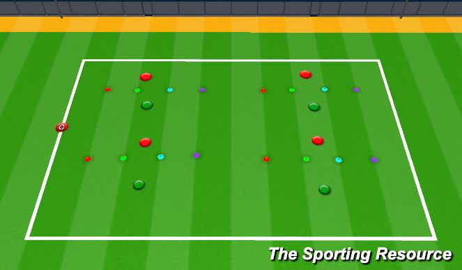 Football/Soccer: Warm up: Tap The Cone (Warm-ups, Academy Sessions)