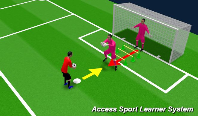 Football/Soccer: Goalkeeper Session 15: Fitness Drills With Handling ...