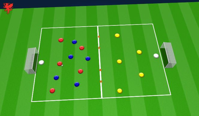 Football/Soccer: mini transitional games (Academy: Counter/Reactive ...