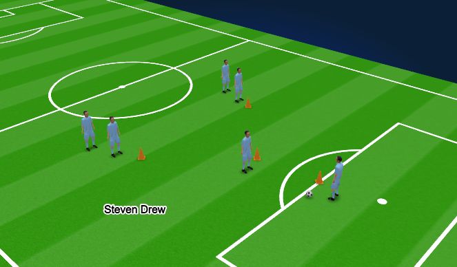 Football/Soccer: Fitness session (Physical: Endurance, Moderate)