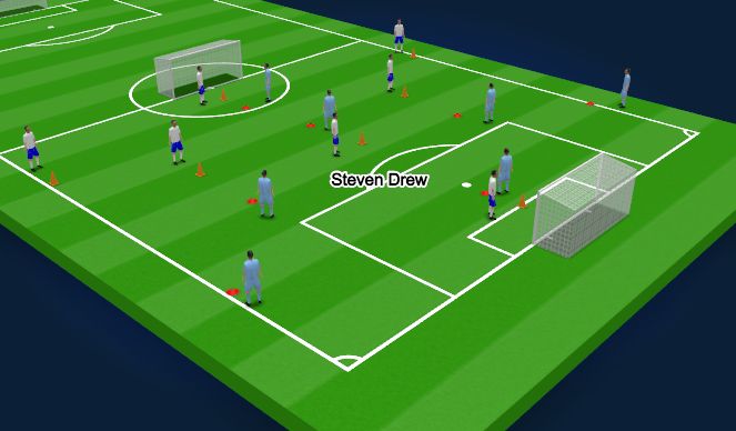 Football/Soccer: Fitness session (Physical: Endurance, Moderate)