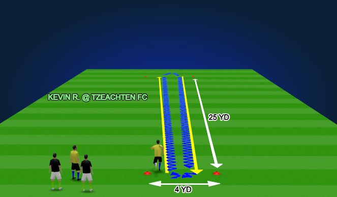 Football/Soccer: SKILLS ASSESSMENT (Technical: Dribbling and RWB, Beginner)