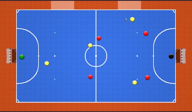 Futsal: 16B Kick In 1 (Set-Pieces: Kick-ins, Junior)