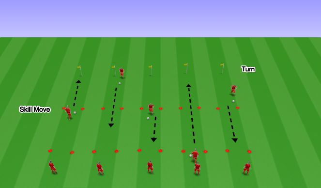 Football/Soccer: Academy 24 Day 8 (Technical: Attacking skills, Beginner)