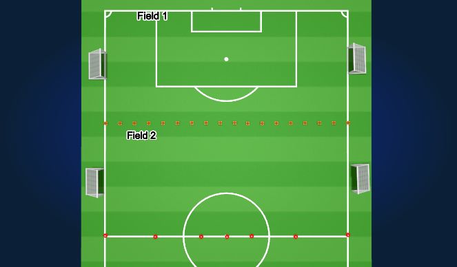 Football/Soccer: RWB 7v7 (Technical: Dribbling and RWB, Academy Sessions)