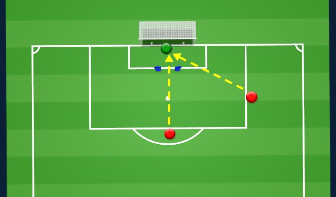 Football/Soccer: Angles handling, 1v1 and low crosses (Goalkeeping ...