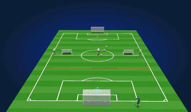 Football/Soccer: 5v5 Stealing Passes (Tactical: Defensive principles ...