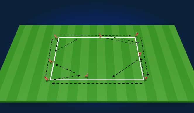 Football/Soccer: Passing drill that advances into one twos and diagonal ...