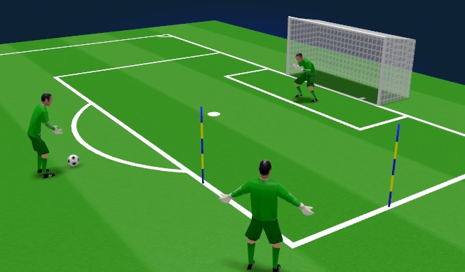 Football/Soccer: Distribution 1 (Goalkeeping: Distribution, Moderate)