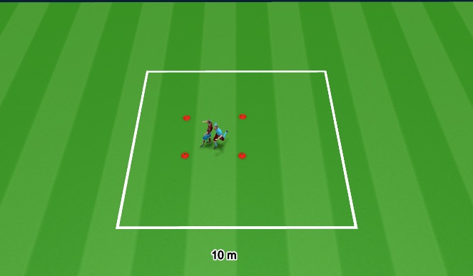 Football/Soccer: shildding (Technical: Defensive skills, Beginner)