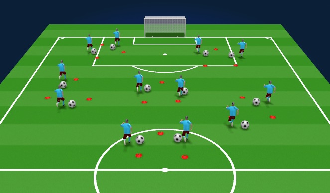 Football/Soccer: u9 close control (Technical: Ball Control, Beginner)