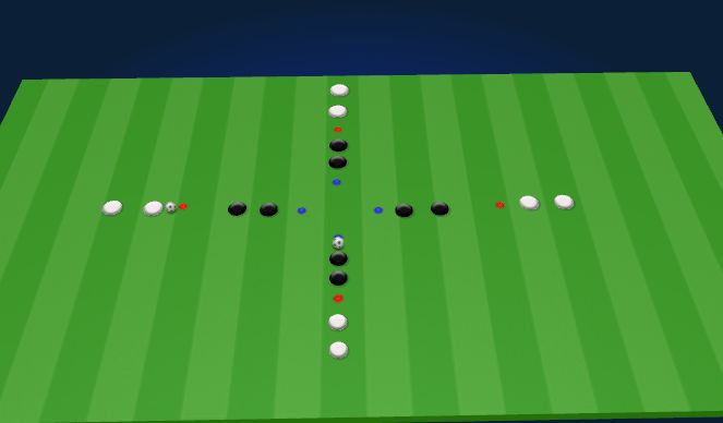 Football/Soccer: Diamond Passing Drill (Technical: Passing & Receiving ...