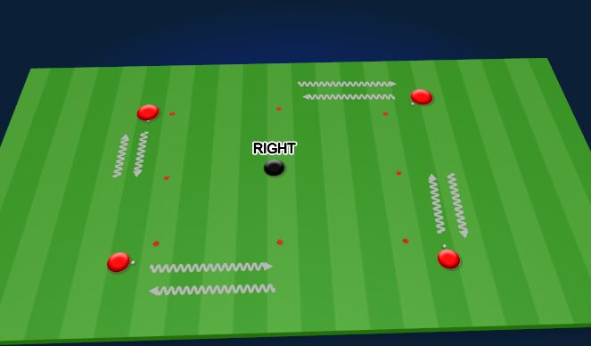 Football/Soccer: 1 (Technical: Dribbling and RWB, Academy Sessions)