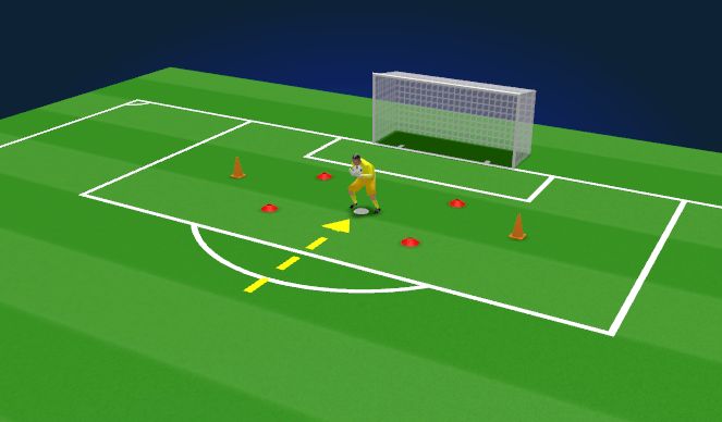 Football/Soccer: Rhyl Hearts GK C Licence: basic principals of ...