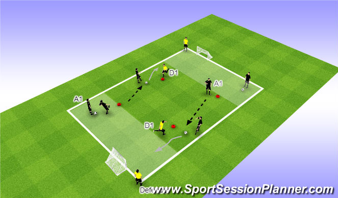 Football/Soccer: Step & Take (Technical: Coerver/Individual Skills ...