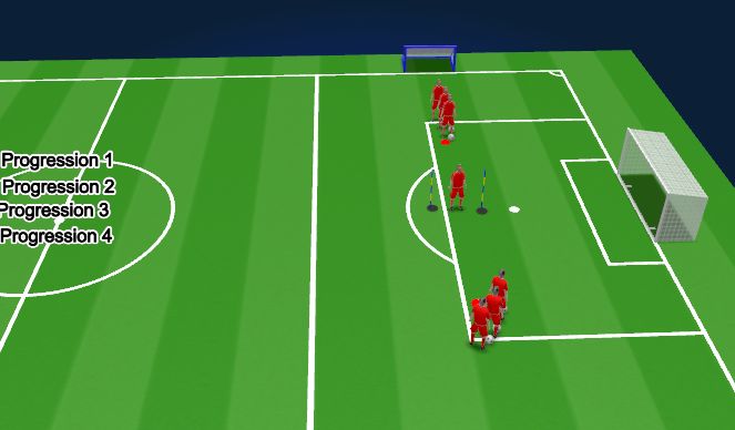 Football/Soccer: Diamond Passing Progression Warmup (Technical: Passing ...