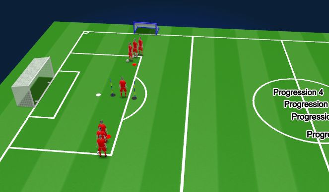 Football/Soccer: Diamond Passing Progression Warmup (Technical: Passing & Receiving , Moderate)