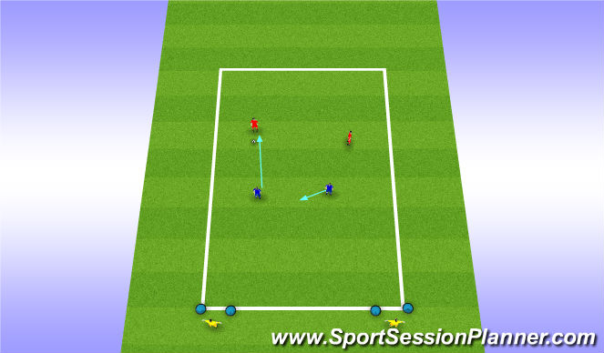Football/Soccer: Defending 2v2's (Technical: Defensive skills, Academy Sessions)