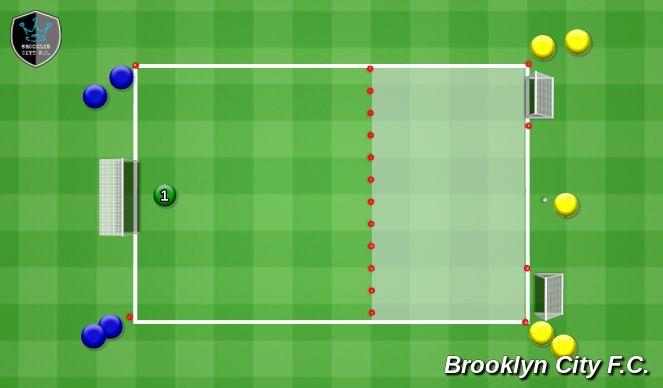 Football/Soccer: Condition - 3v2 Recovery (Tactical: Attacking ...