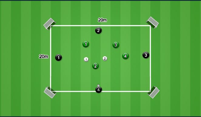 Football/Soccer: U18B Defending in first third with T2A (16.02.25 ...