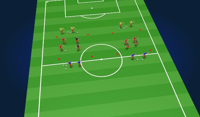 Football/Soccer: movement (Technical: Movement off the ball, Difficult)