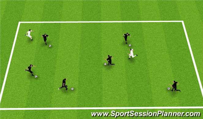 Football/Soccer: TOPSOCCER WEEK 1 (Technical: Dribbling and RWB, Beginner)