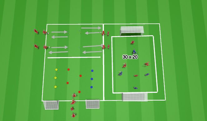 Football/Soccer: Passing/Dribbling Session (Technical: Passing ...