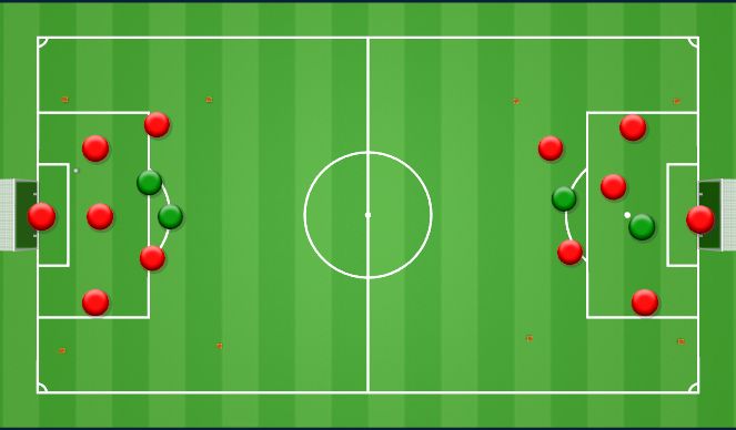 Football/Soccer: Long Ball Rondo Drill (5v2) (Tactical: Switching play ...