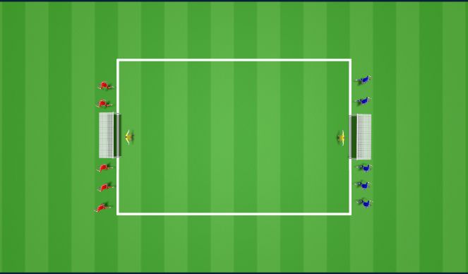 Football/Soccer: 7v7 Defense to Attack (Tactical: Counter attack, Beginner)