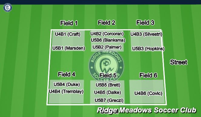 Football/Soccer: RMSC Discovery Field Map Spring 2025 (Warm-ups ...