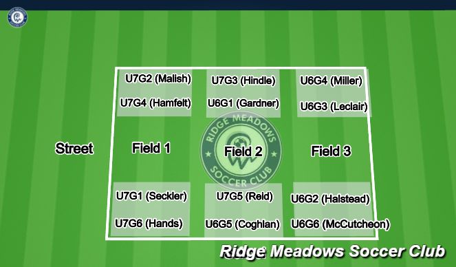 Football/Soccer: RMSC Discovery Field Map Spring 2025 (Warm-ups ...
