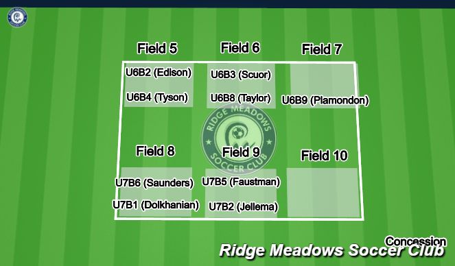 Football/Soccer: RMSC Discovery Field Map Spring 2025 (Warm-ups ...
