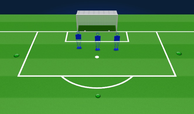 Football/Soccer: Reactions MD-1 (Goalkeeping: Reaction saves, Moderate)