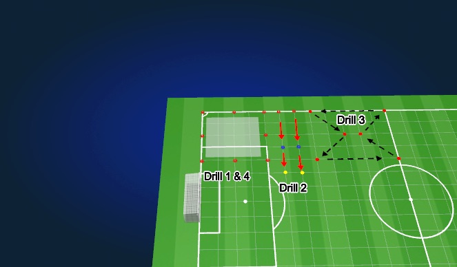 Football/Soccer: Pre match warm up (Warm-ups, Academy Sessions)