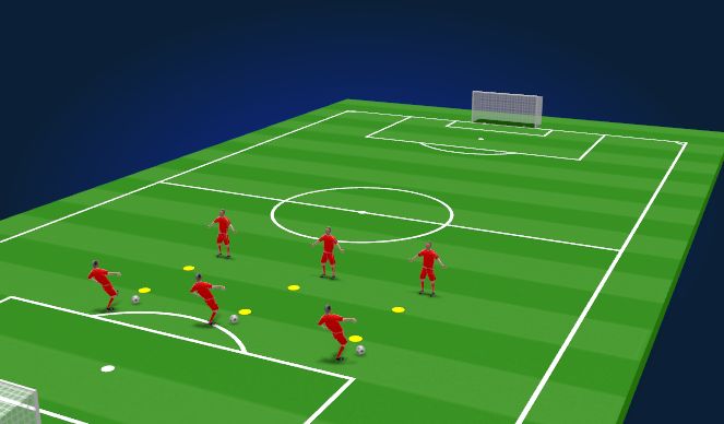 Football/Soccer: Set-up touch. (Technical: Passing & Receiving , Beginner)