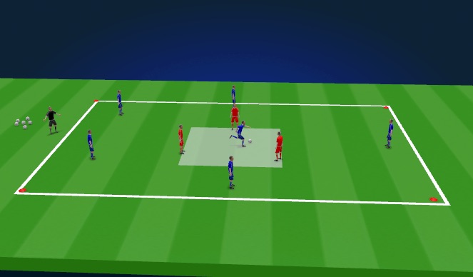 Football/Soccer: Passing and possession type drill C license (Tactical ...