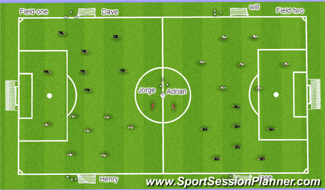 Football/Soccer: Varsity walk out field layout (Small-Sided Games ...