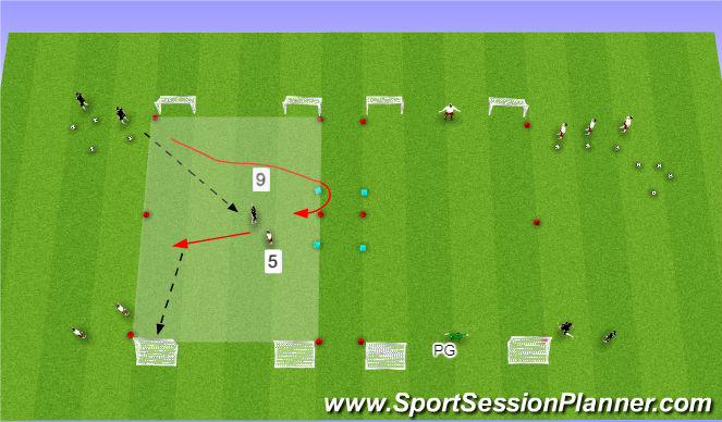 Football/Soccer: CH Finishing session Noah (Technical: Shooting, Moderate)