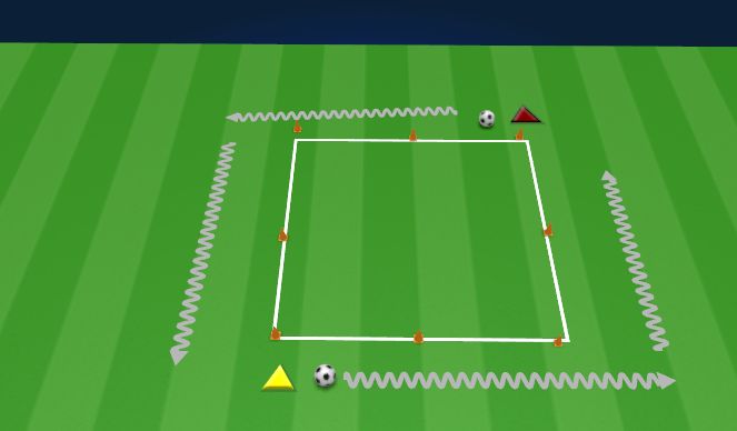Football/Soccer: CHASE GAME (Technical: General, Beginner)