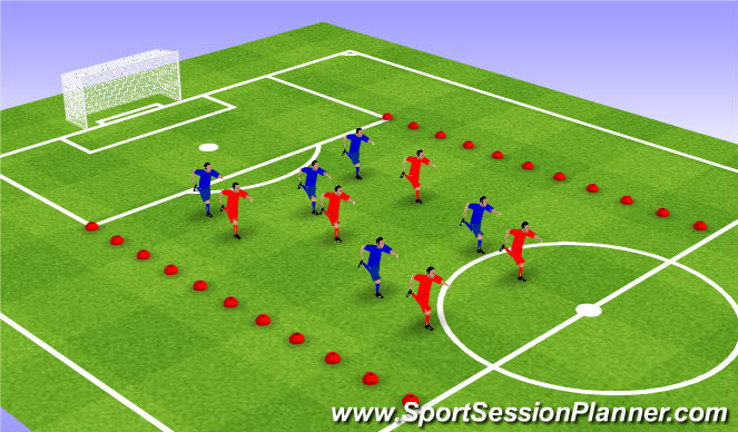 Football/Soccer: 1v1 Defending (Technical: Defensive skills, Moderate)