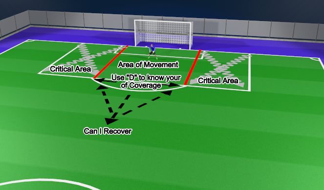 Football/Soccer: Goalkeeper Pitch Board (Goalkeeping: General, Beginner)