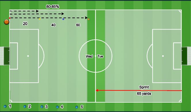 Football/Soccer: Fitness (Academy: Fight zone, Moderate)