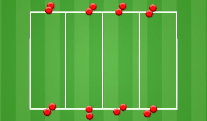 Football/Soccer: pre game warm up (Warm-ups, Moderate)