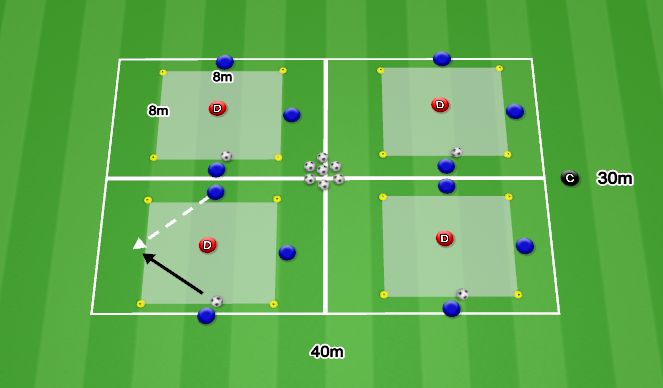 Football/Soccer: MJDL-B1-S2-PR (Technical: Passing & Receiving , Beginner)