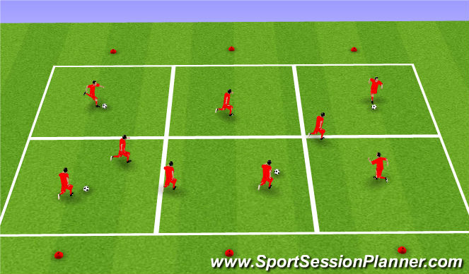 Football/Soccer: Shadow Squad Week 2 - 9 players (Technical: Passing ...