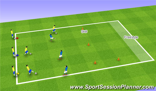 Football/Soccer: Age 6-7, Passing/Receiving & Skills- C2 L3 (Technical ...