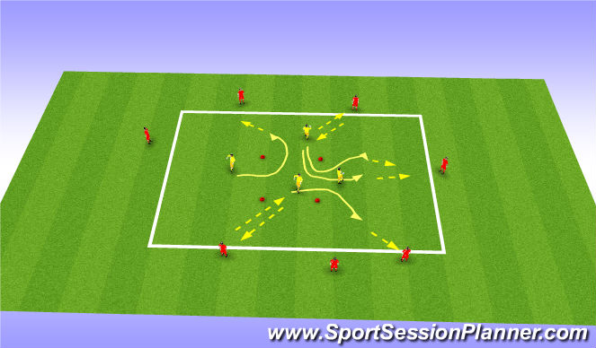 Football/Soccer: Sharp movement warm-up (Technical: Ball Control ...