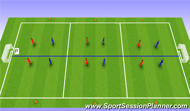 Football/Soccer: RWTB - Cycle 3 (Technical: Dribbling and RWB, Moderate)