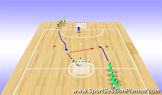 Futsal: Shooting Session (Technical: Individual Attacking skills, Junior)